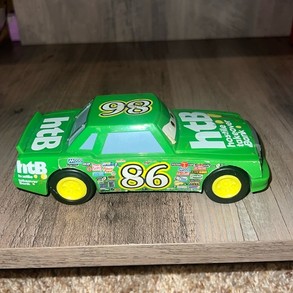 Toys | Pixar Cars 86 Htb Green 6 Plastic Toy Car | Poshmark